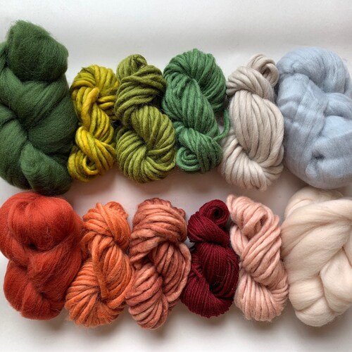Seashell Yarn and Fibre Pack for Weaving - Etsy