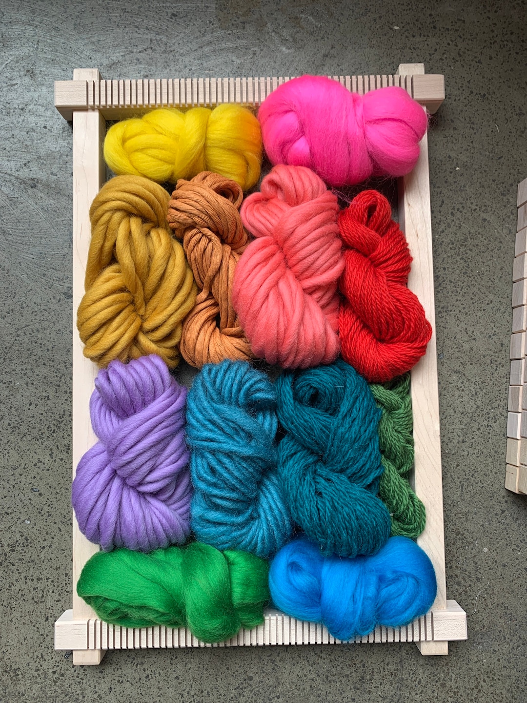 Bright Yarn and Fibre Pack for Weaving - Etsy