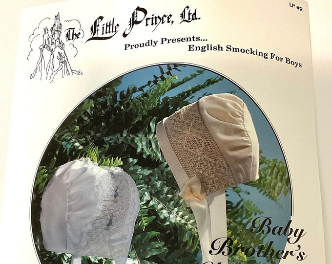 English Smocking for Boys, Paper Pattern for Baby Brother's Christening ...