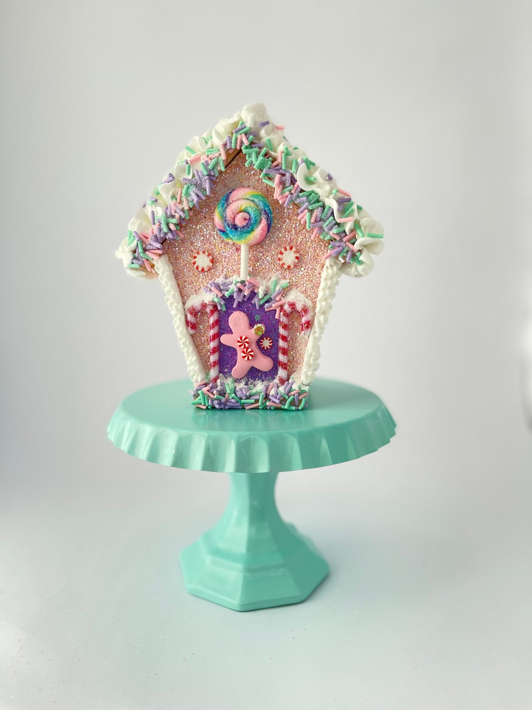 Pink Gingerbread House - Etsy