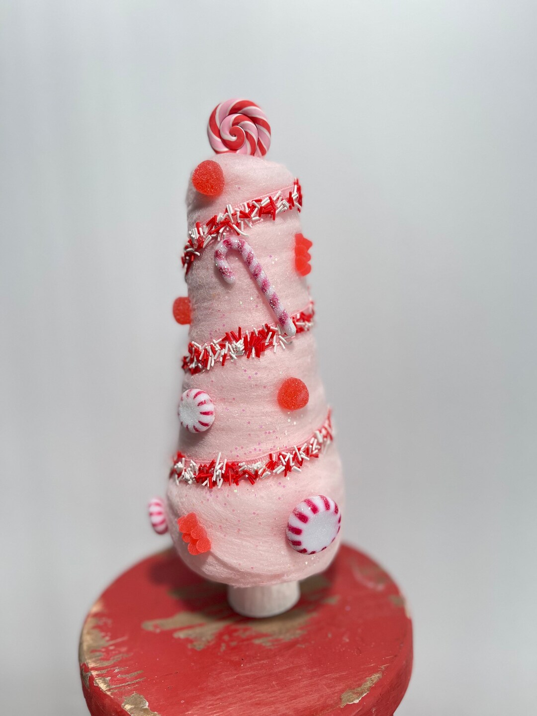 Cotton Candy Christmas Trees Candy Land Trees Pink Christmas - Etsy