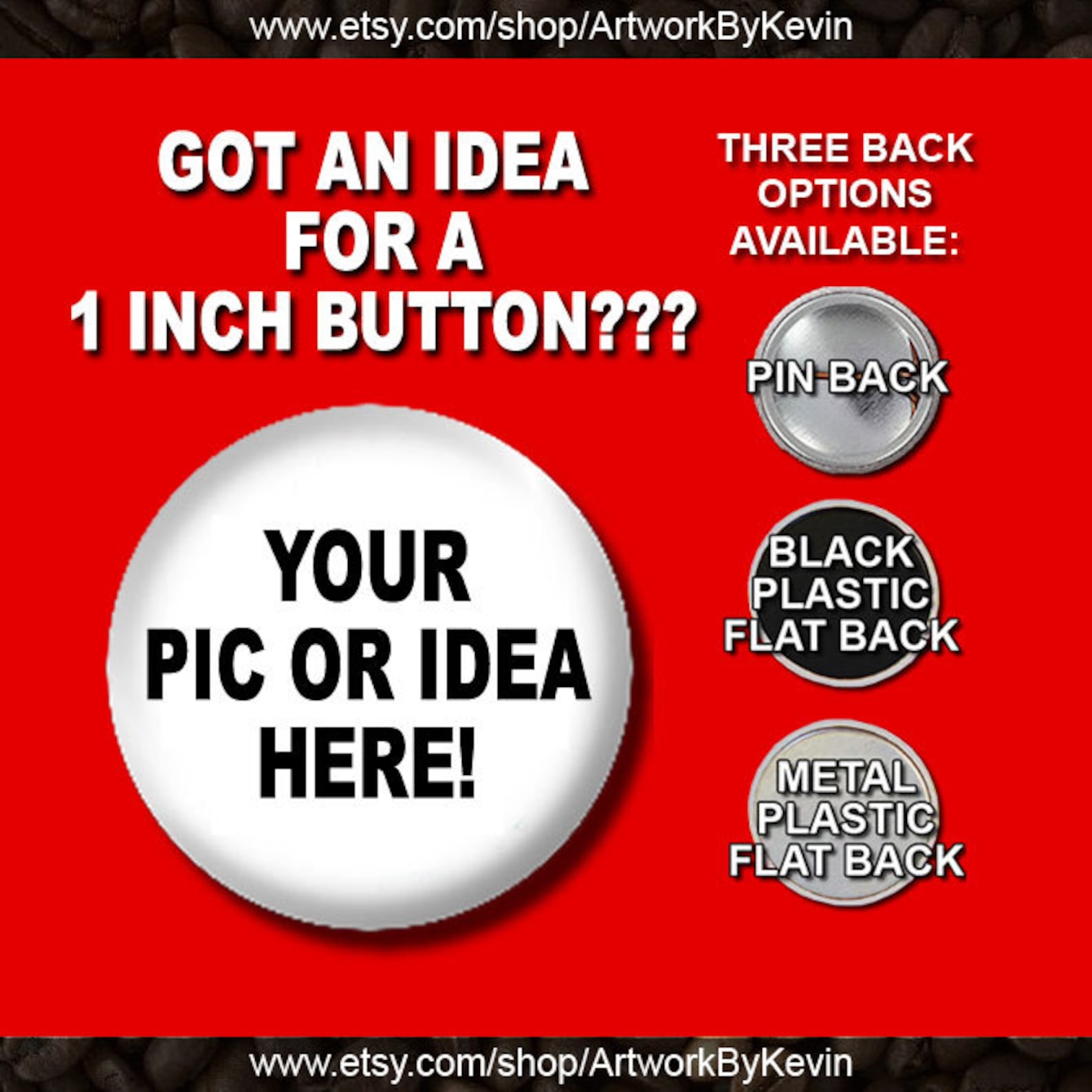 60 Custom Personalized Button Set Wholesale Pricing - Etsy