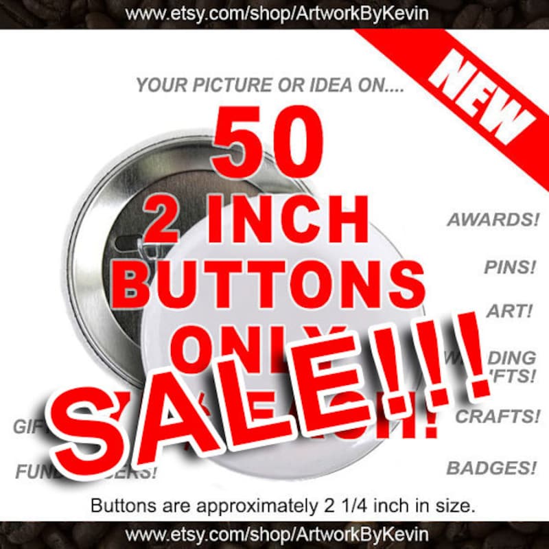 Custom Buttons - Etsy