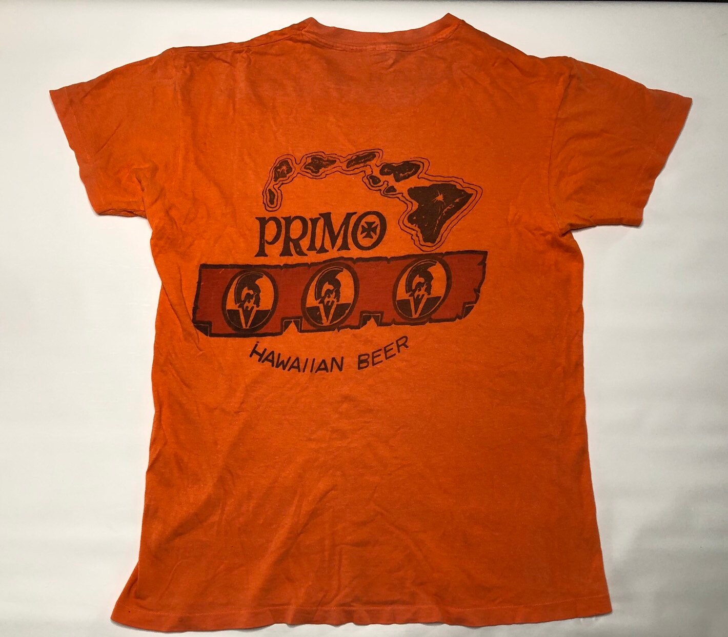 Primo Beer shirt M men's Hawaiian Holiday vintage 1960s blue - munimoro ...