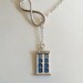 Dr. Who Tardis Lariat Necklace, Tardis and Infinity Necklace ...