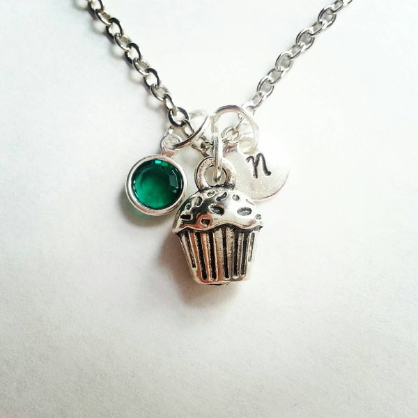 Cupcake Necklace - Etsy