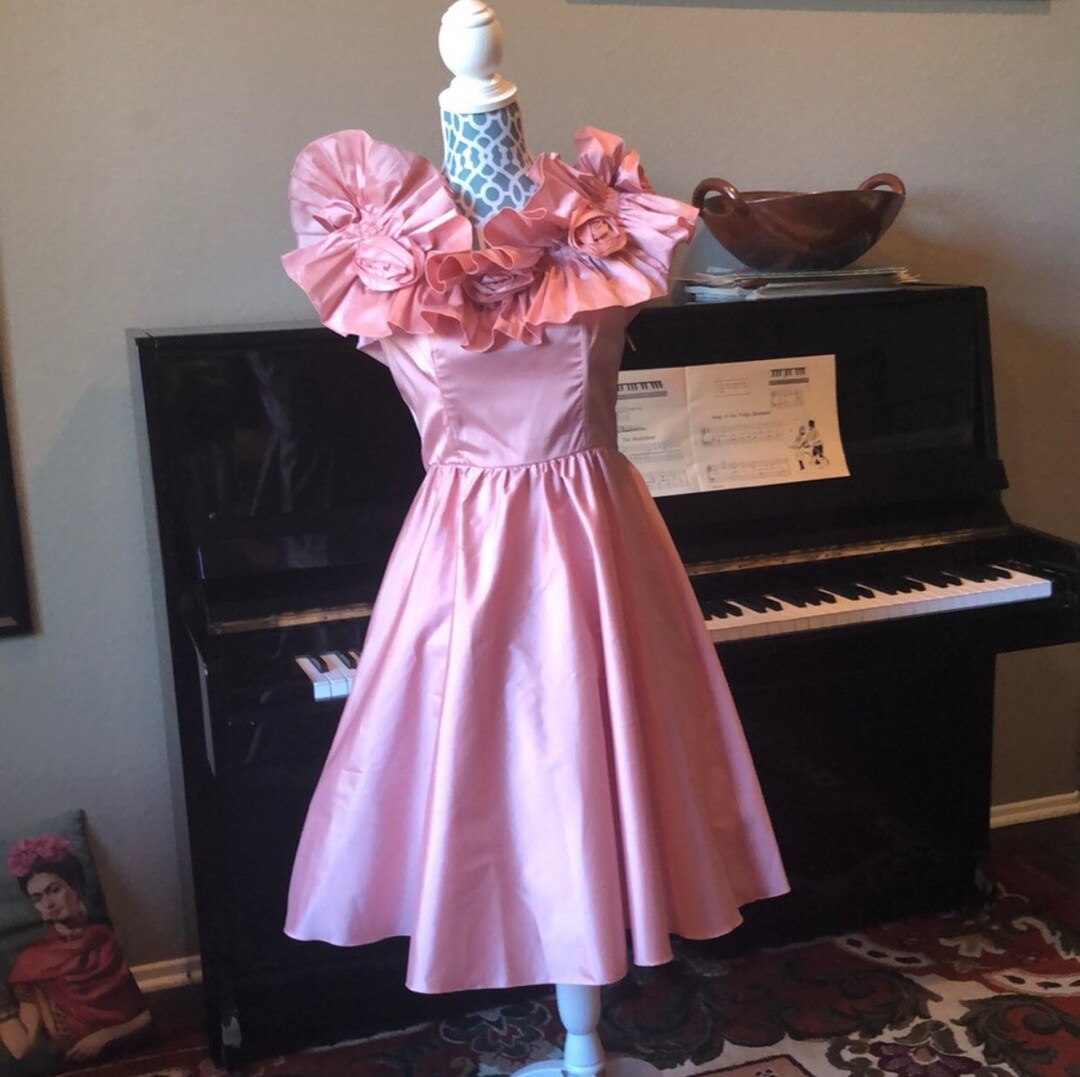 Miss Ashlee of California 50s Style Pink Dress - Etsy