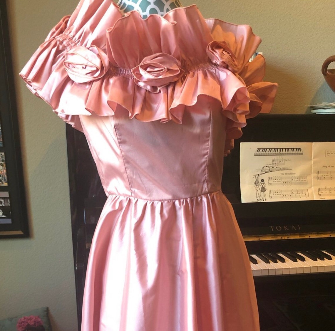 Miss Ashlee of California 50s Style Pink Dress - Etsy