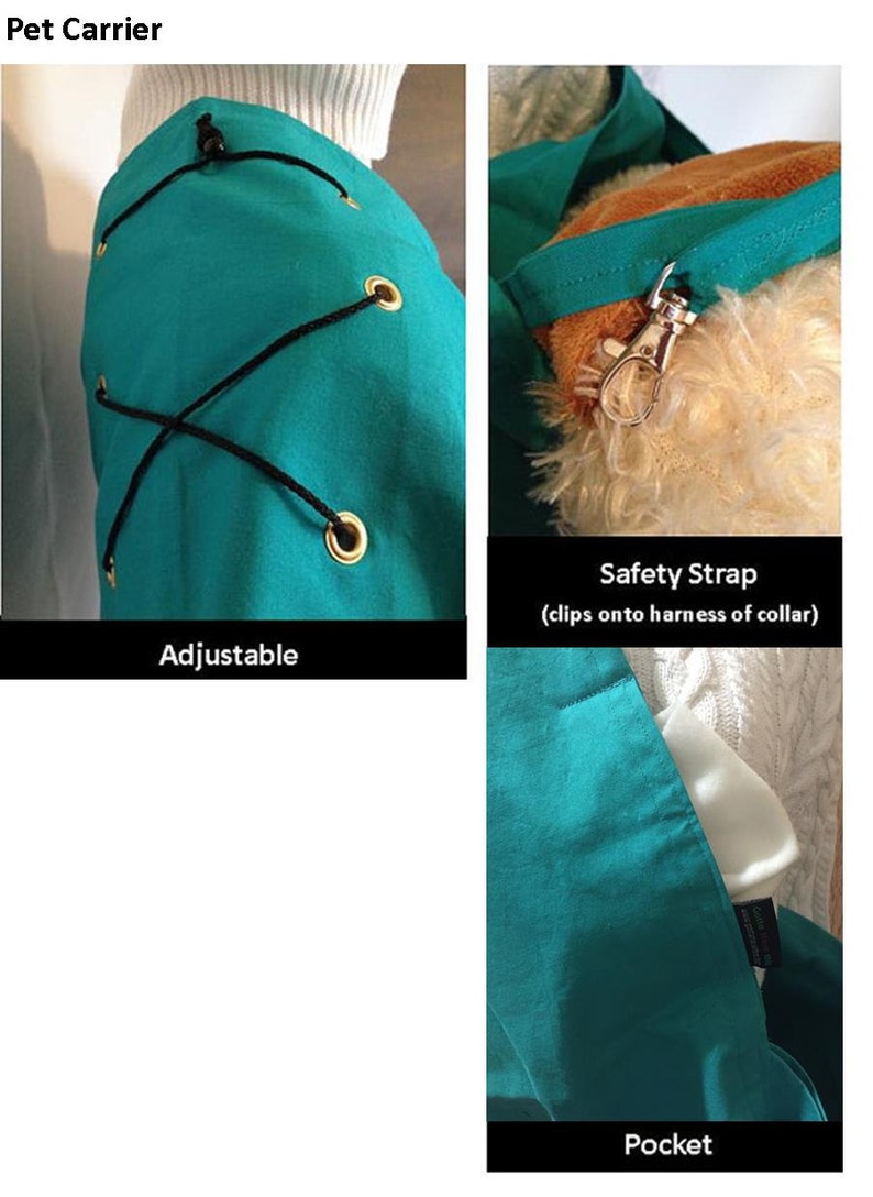 Pet Carrier Pet Sling Solid Black Fabric Pet Pouch - Etsy