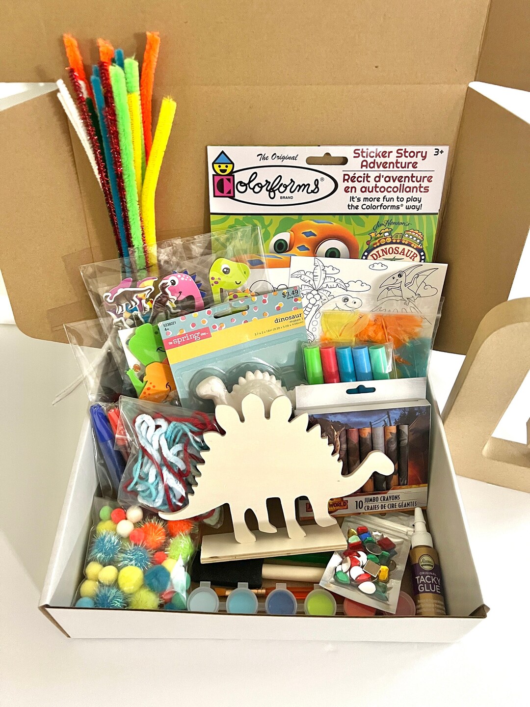 Craft Boxes for Boys, Dinosaur Craft Kit, Art Boxes for Kids, Dinosaur ...
