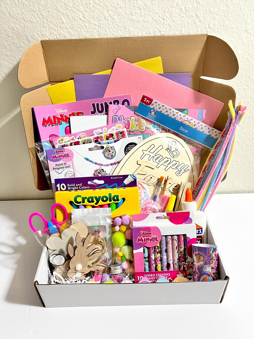 Minnie Mouse Easter Craft Box for Kids, Easter Basket for Girls, Easter ...