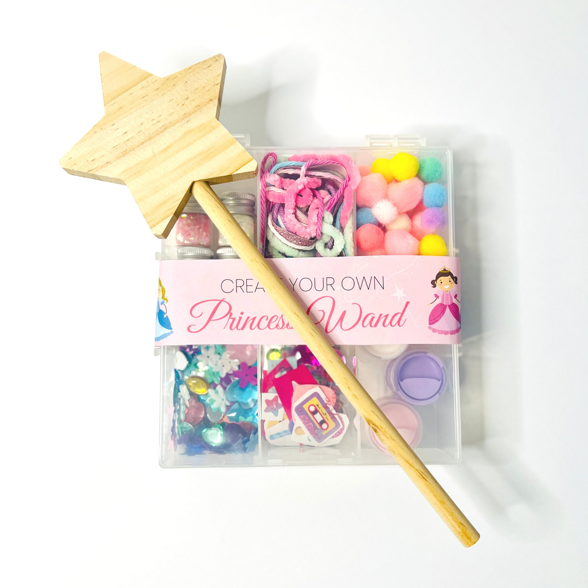 Create Your Own Princess Wand Kit DIY Fairy Wand Kit Wand - Etsy