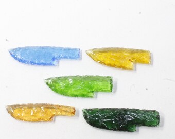 5 Small Stone Ornamental Knife Blades 211D Mountain Man Knife - Etsy