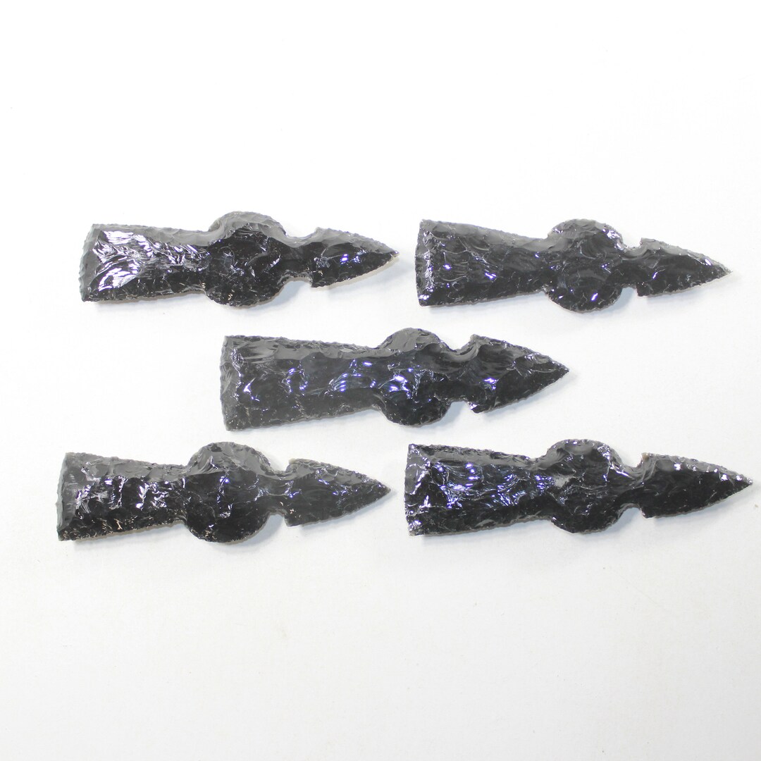 5 Obsidian Ornamental Tomahawk Heads 1732 Ax Axe Hatchet - Etsy