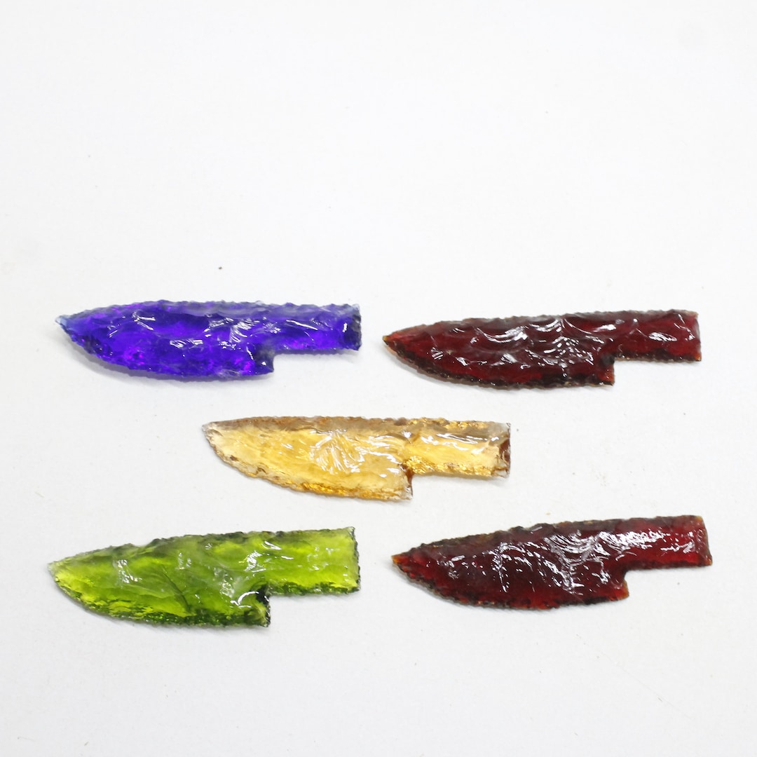 5 Small Glass Ornamental Knife Blades 901N Mountain Man Knife - Etsy