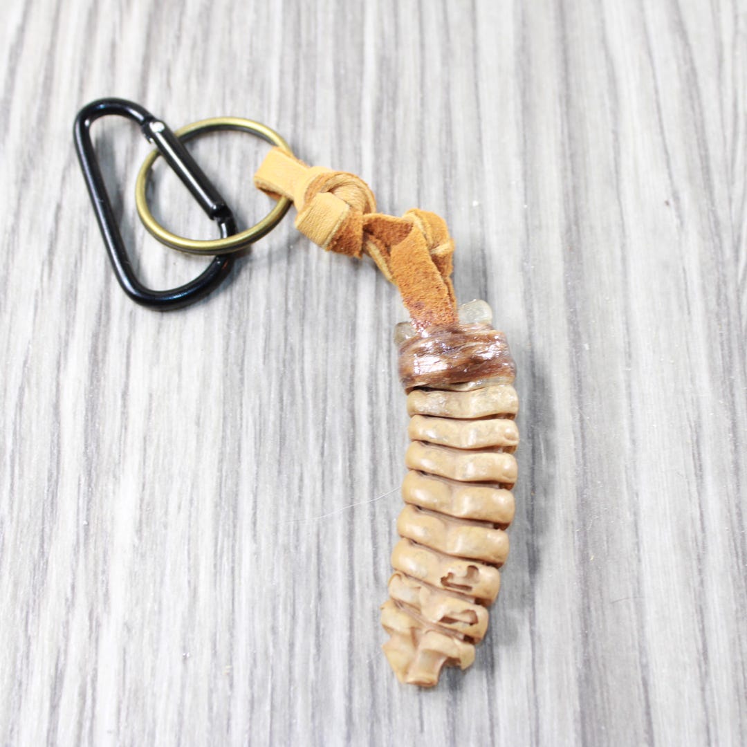 Extra Large Rattlesnake Rattle Key Ring 4151 Mountain Man Key Chain - Etsy