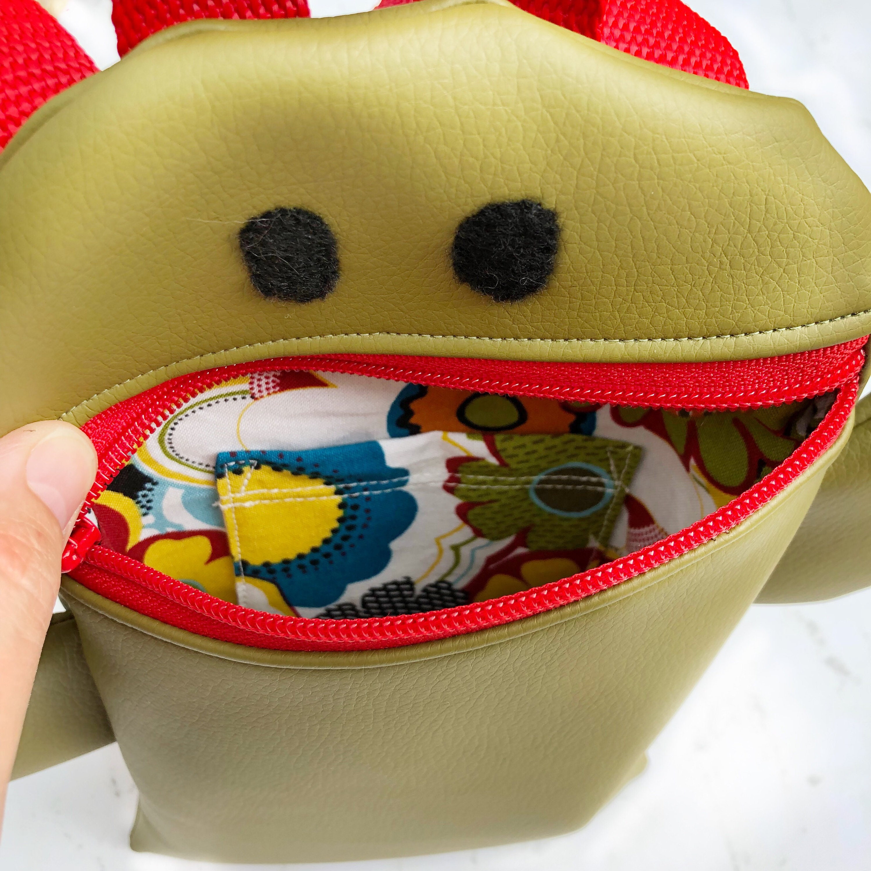 Vegan Leather Backpack Cactus Pleather Fashion Backpack | Etsy