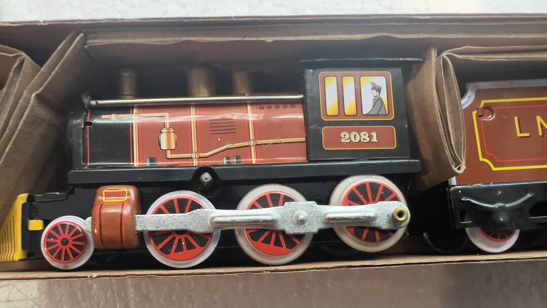 Clockwork Train LNER Clockwork Wind-up Toy Tin Toy - Etsy