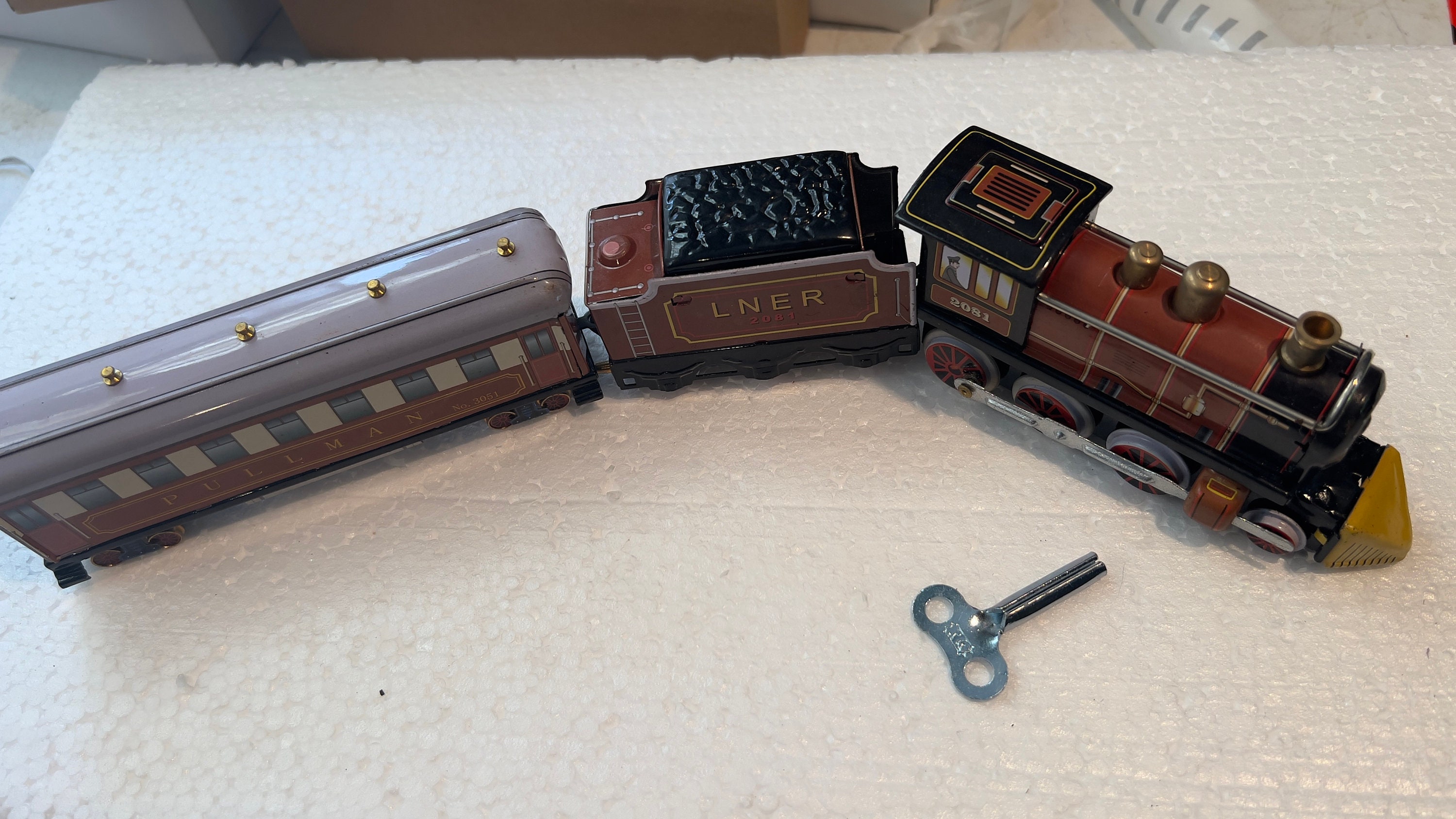 Clockwork Train LNER Clockwork Wind-up Toy Tin Toy - Etsy