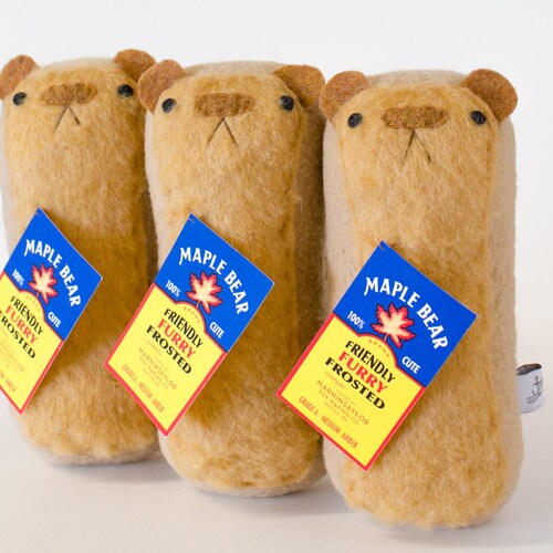 Mini Eclair Bear Handmade Plush Toy kawaii Plush Plush - Etsy