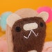 Mini Eclair Bear Handmade Plush Toy kawaii Plush, Plush Donut, Plush ...