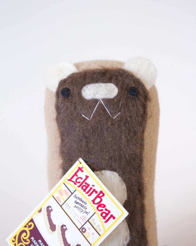 Mini Eclair Bear Handmade Plush Toy kawaii Plush Plush - Etsy