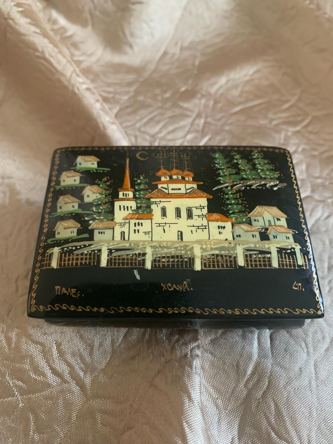 Handmade and Painted Russian Trinket Box - Etsy