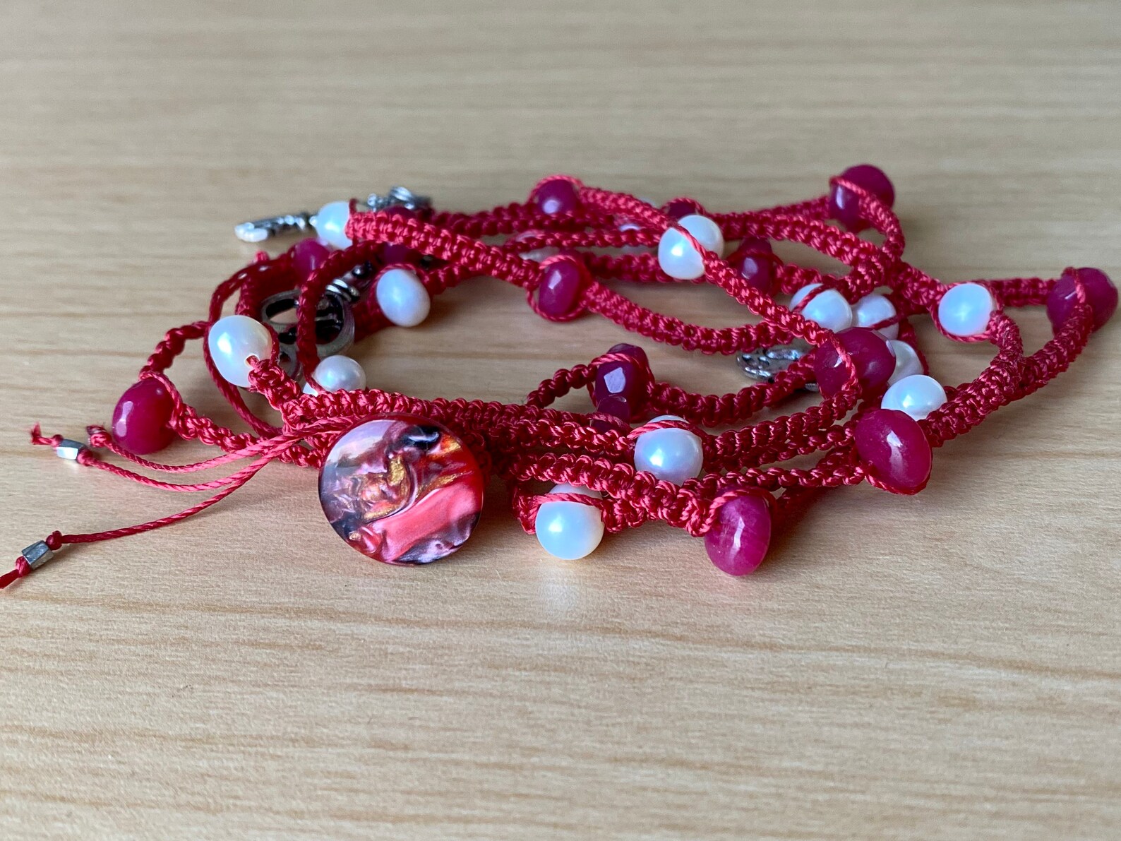 Multi Wrap Macrame Bracelet Wraps 5 to 7 Times Around the - Etsy