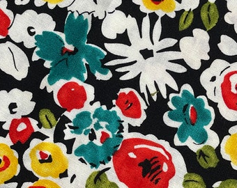 Beautiful Fabric Vintage Floral Fabric Flower Fabric Cotton Fabric by ...