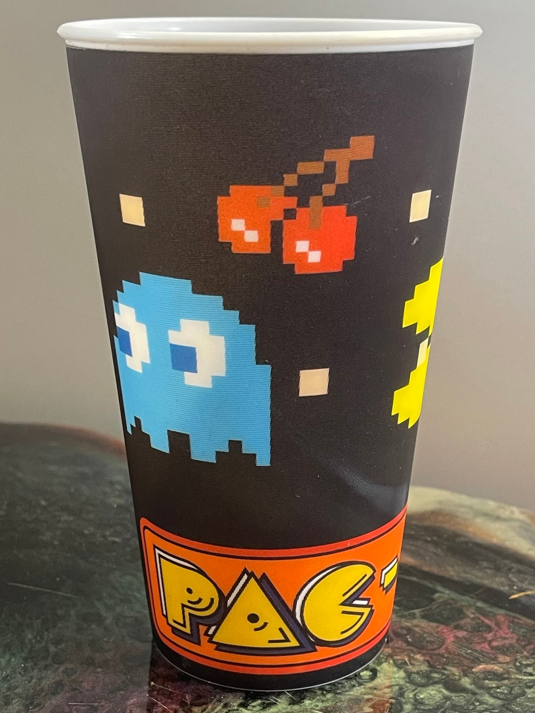 Retro Pac-man 600ML Drinking Cup XL Tumbler Pac-man Arcade Game Retro ...