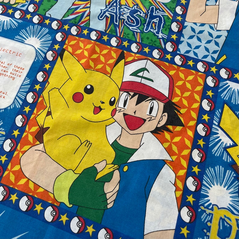 Vintage Retro Pokemon Single Doona Quilt Cover 1990s pikachu - Etsy