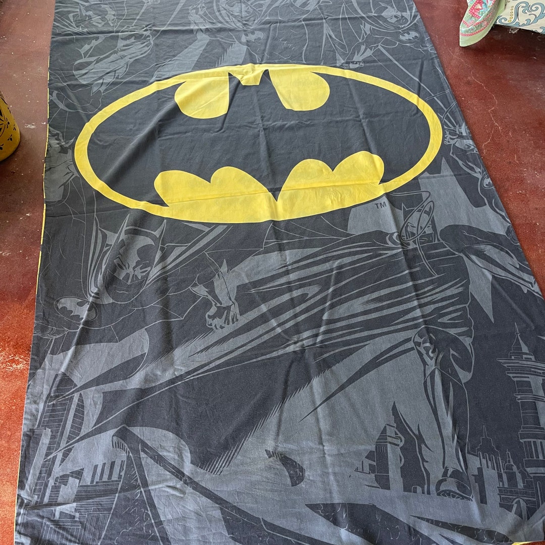 Polycotton BATMAN Retro Single Bed Retro Doona Cover With - Etsy