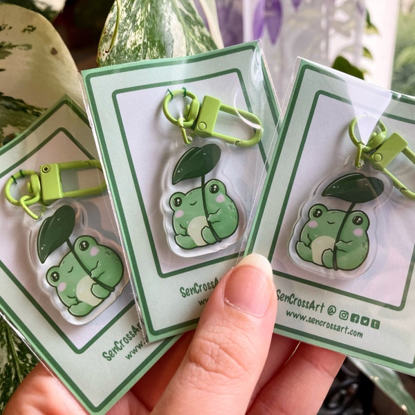 Frog Keychain - Etsy
