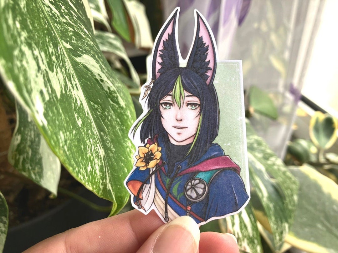 Genshin Impact Tighnari Stickers to Collect or Decorate Your Laptop ...