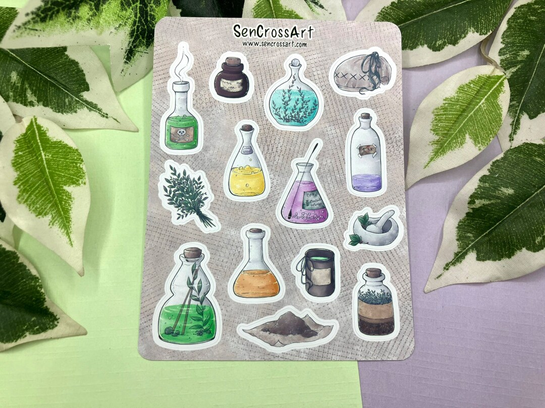Alchemy Sticker Sheet - Etsy