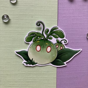 Cute Genshin Impact Dendro Slime Sticker to Decorate Your Laptop ...