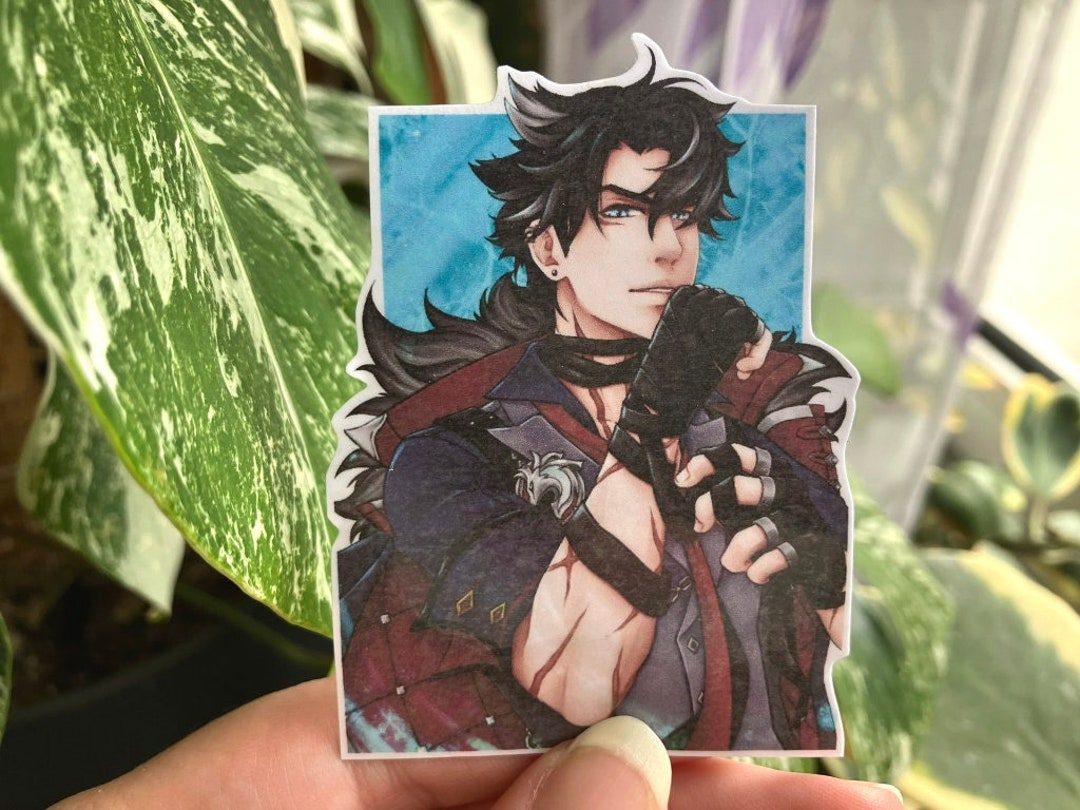 Genshin Impact Wriothesley Stickers to Decorate Your Laptop, Planners ...