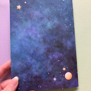 Reusable Blank Stickerbook Handmade Cute Galaxy Sticker Book - Etsy