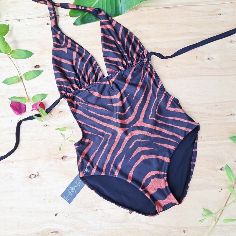 Zebra Bathing Suit - Etsy