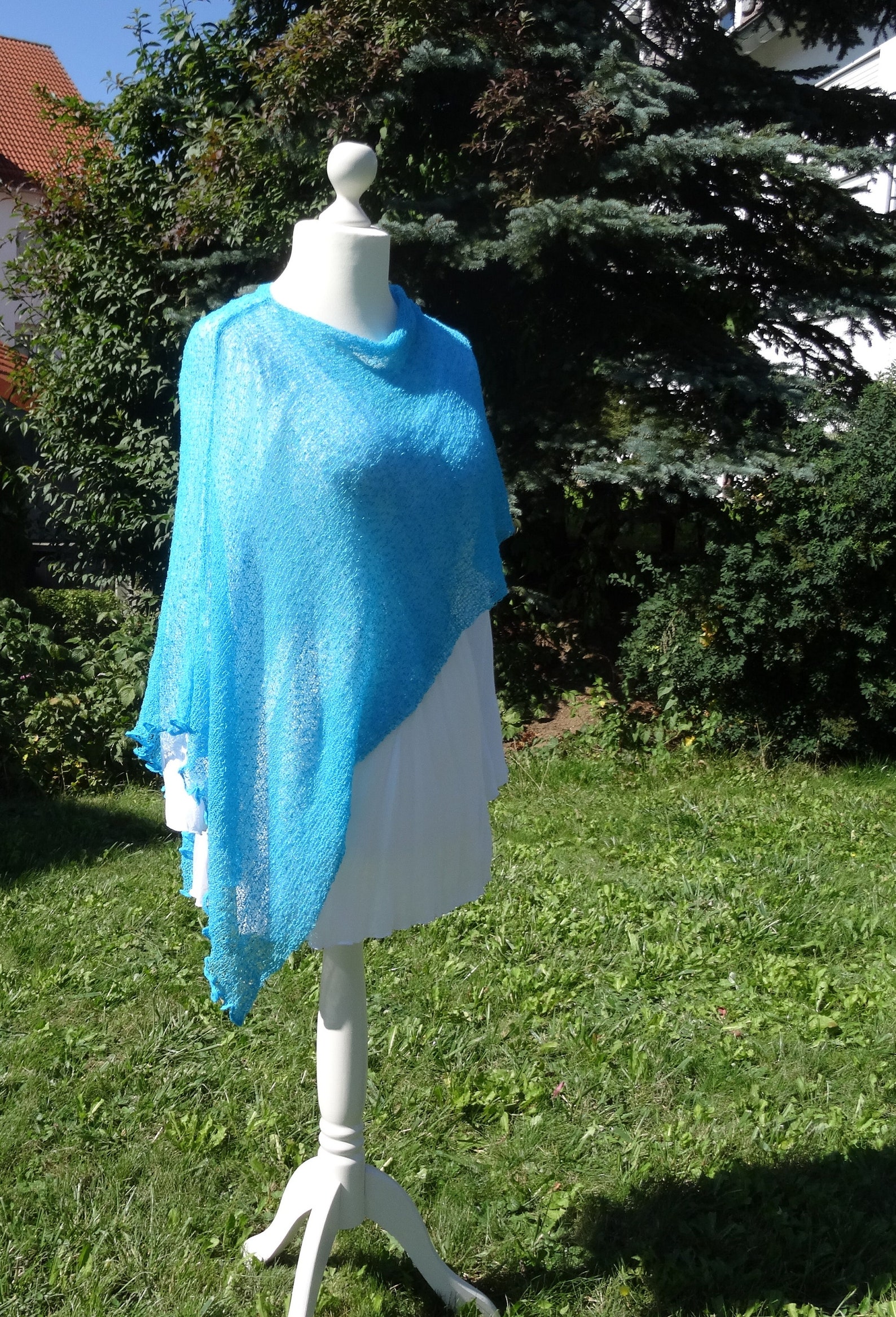 Women's Poncho, Knit Accessory Cape Shoulder Covering Lightweight ...