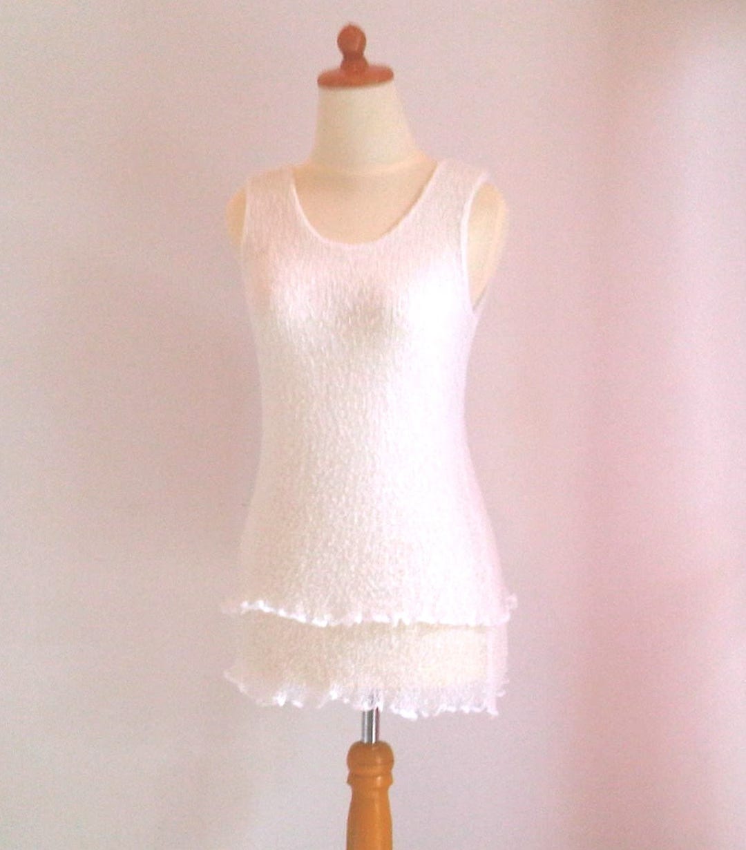 Stretch Top Boho Women Layered Ruffle Knit Shirt Casual Long Sleeve Top ...