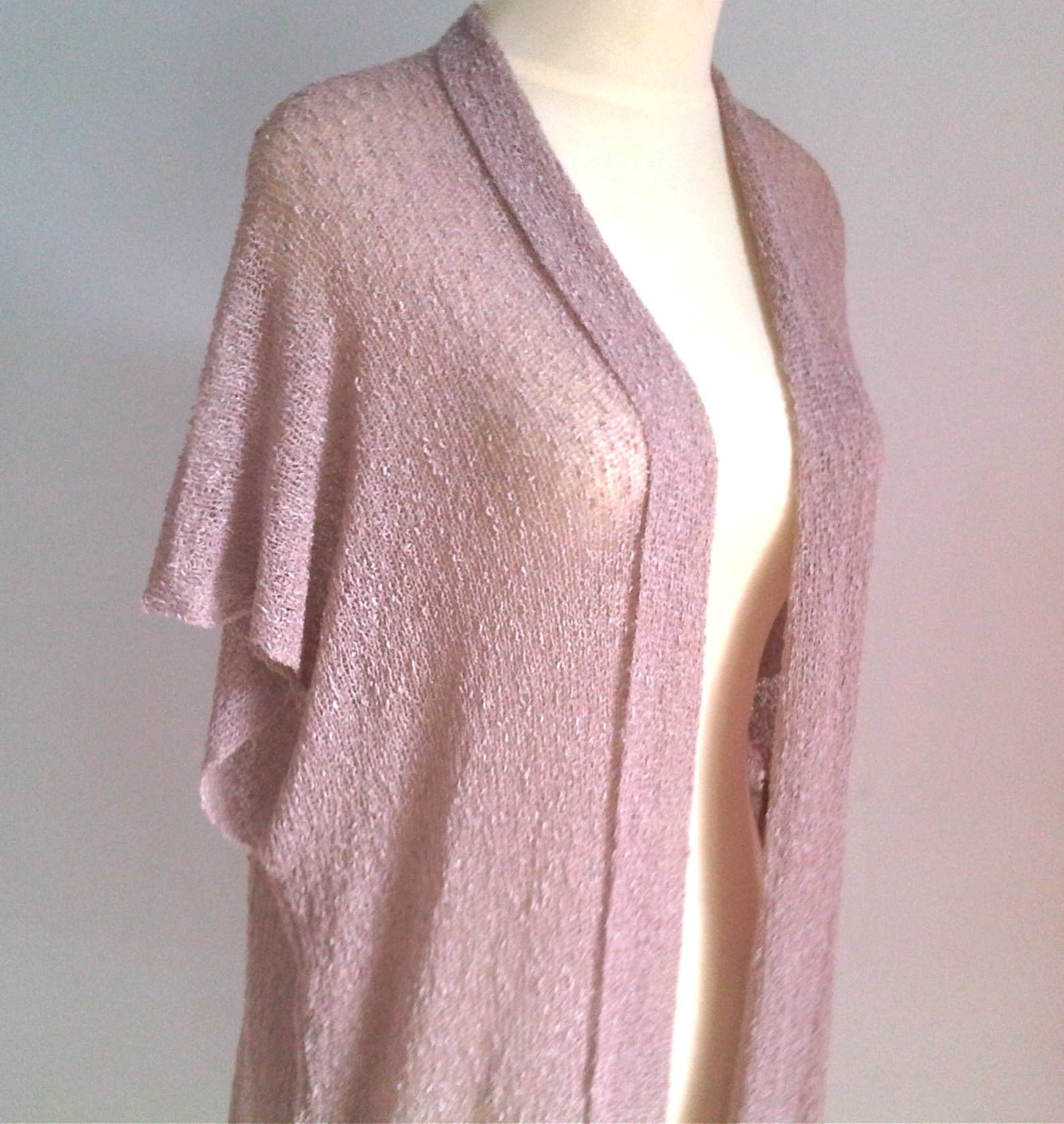 Summer Knitted Cape Throw Oversized Stretch Poncho Knitted | Etsy