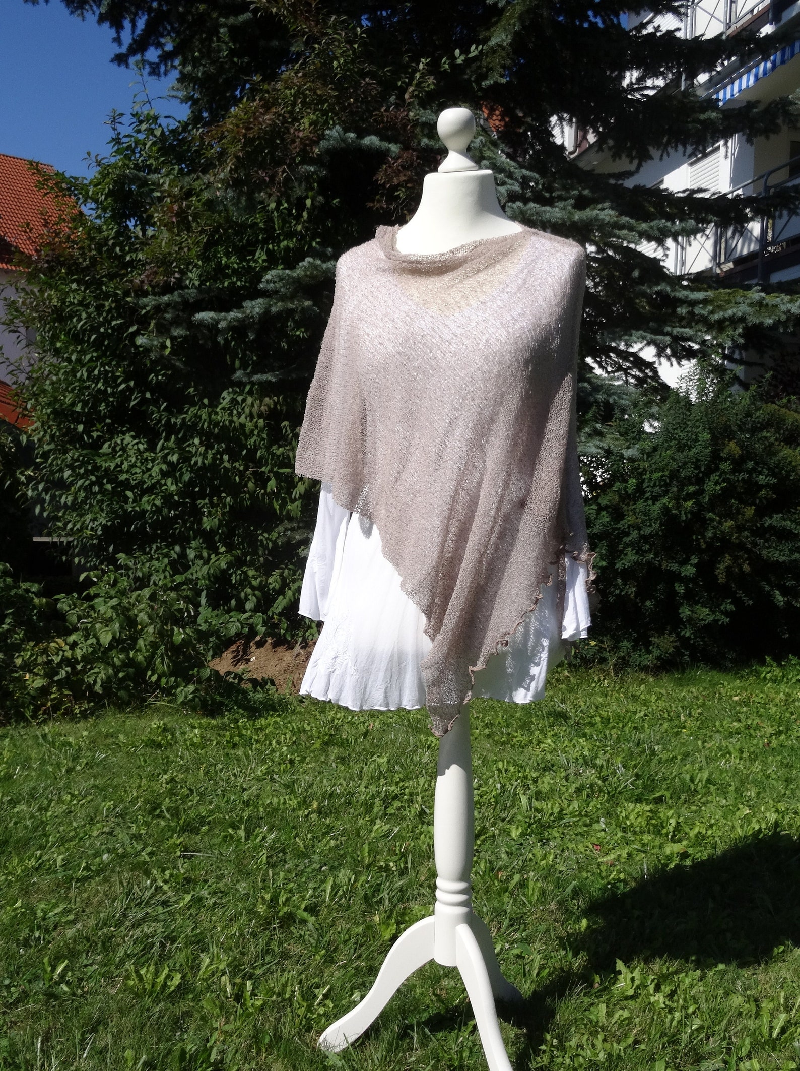 Women's Poncho, Knit Accessory Cape Shoulder Covering Lightweight ...