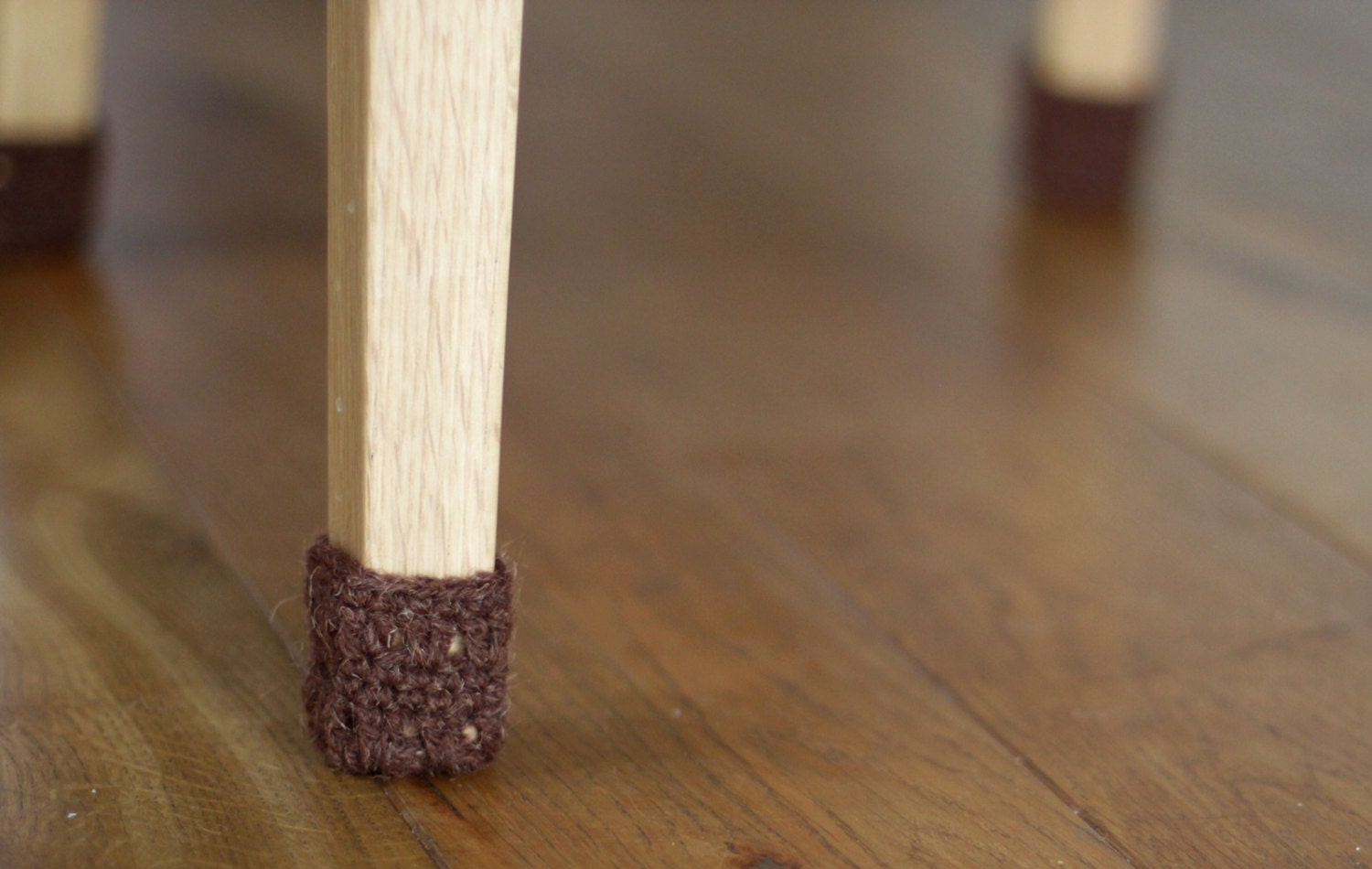 Chair Socks,floor Protector,wool Chair Protectors, Brown,chair Leg ...