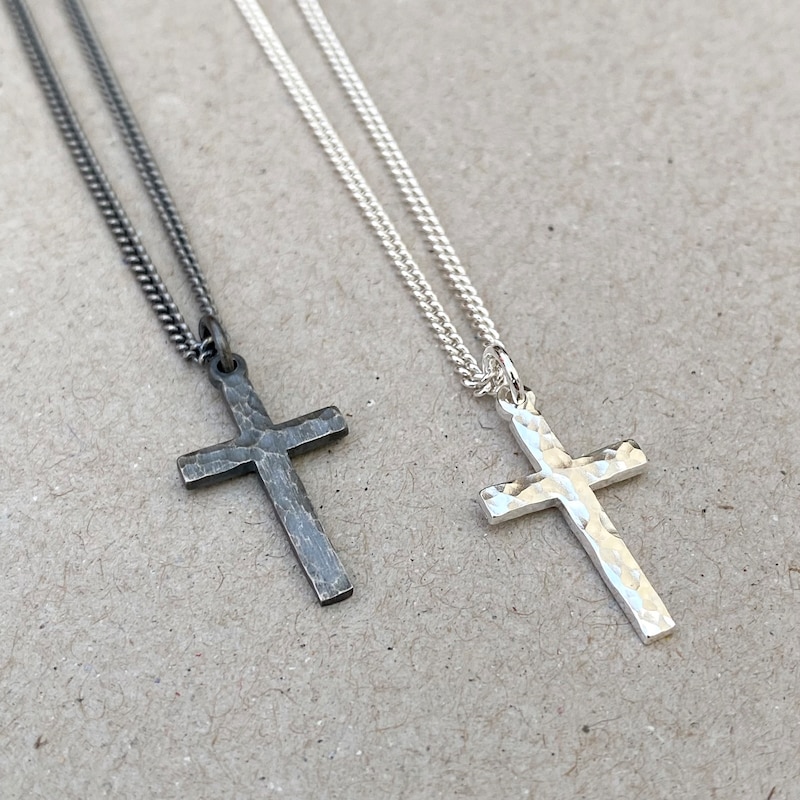 Rustic Cross Pendant - Etsy
