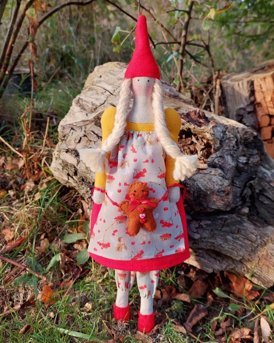 Beautiful Tilda Pixie Girl. Autumn Home. Christmas Home. Fairytale ...
