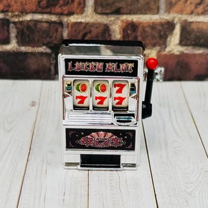 Miniature Slot Machine: 12" Doll Accessory With Fake Money - Etsy