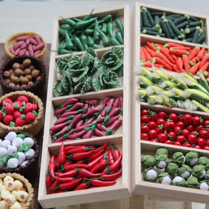Miniature Vegetables - Etsy