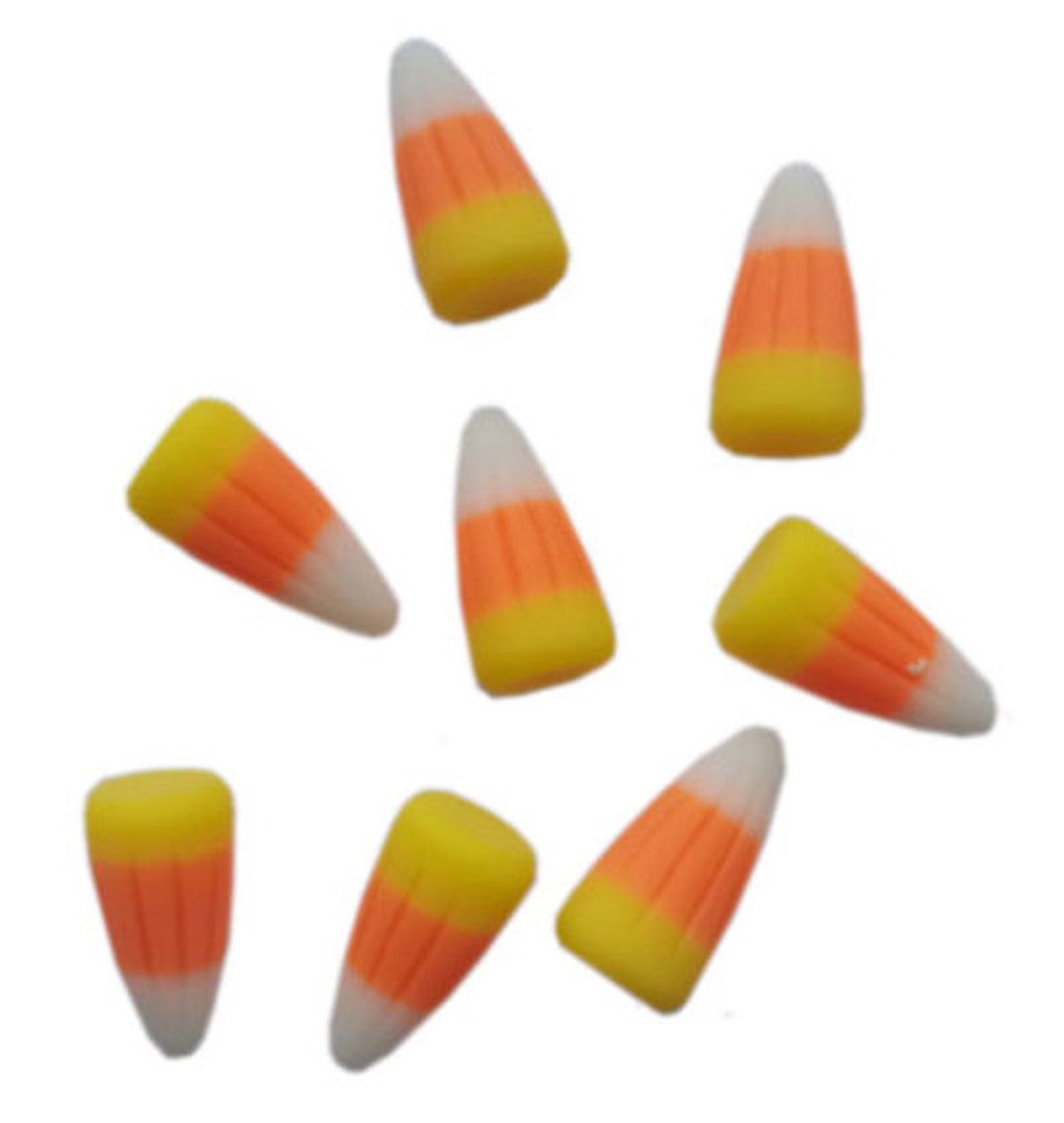 Kawaii Resin Miniature 3D Candy Corn 6pieces Shaker Crafts - Etsy