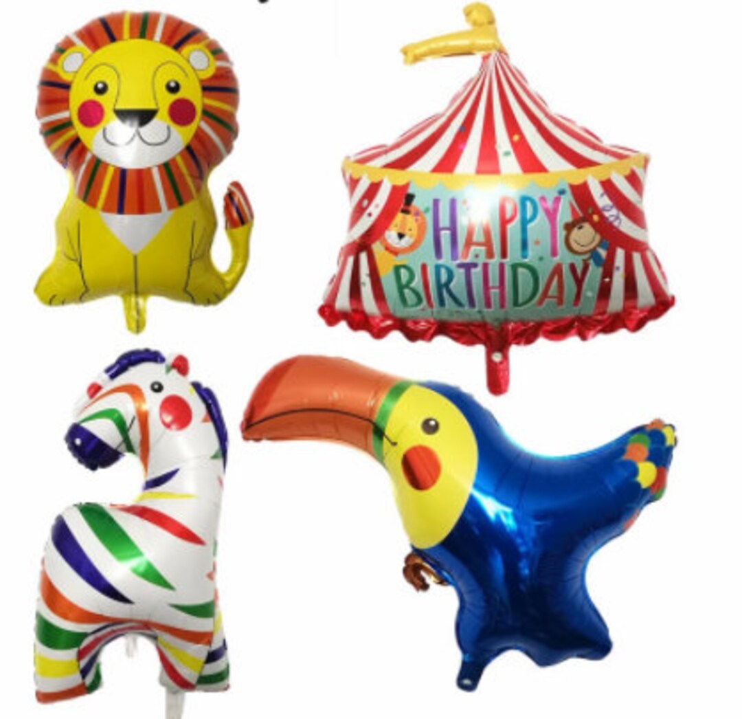 Circus Animal Balloons: Carnival Birthday Party Decorations - Etsy